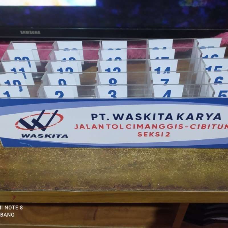 Jual Rak Display Untuk Tempat Kartu Tamu Visitor Isi 30 Slot Di Seller ...