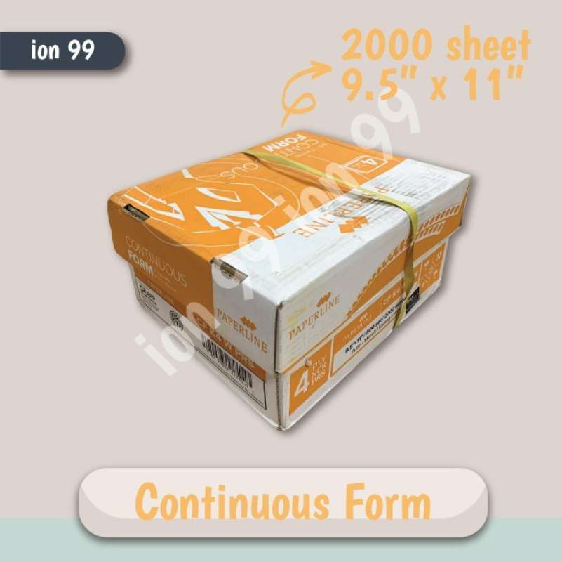 Jual Continuous Form 4 Ply Warna Ncr Prs - Paper Line Ppl Di Seller ...