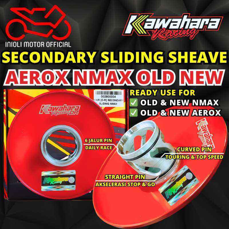 Jual Secondary Sliding Sheave Kawahara Aerox Nmax Old New Connected 155 ...