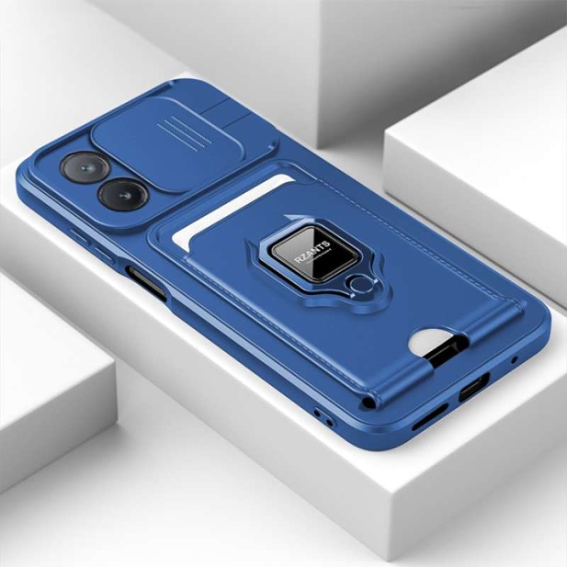 Jual Poco X6 5g / X6 Pro 5g Standing Camera Slide Cas - Biru Poco X6 ...