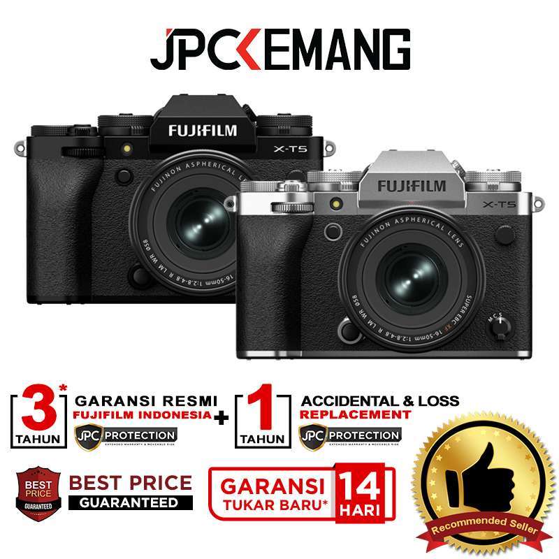 Promo Jpc Kemang Fujifilm Xt5 Kit 16-50mm F2.8-4.8 Mirrorless Camera Fuji X-t5 Xt 5 16-50 Mm ...