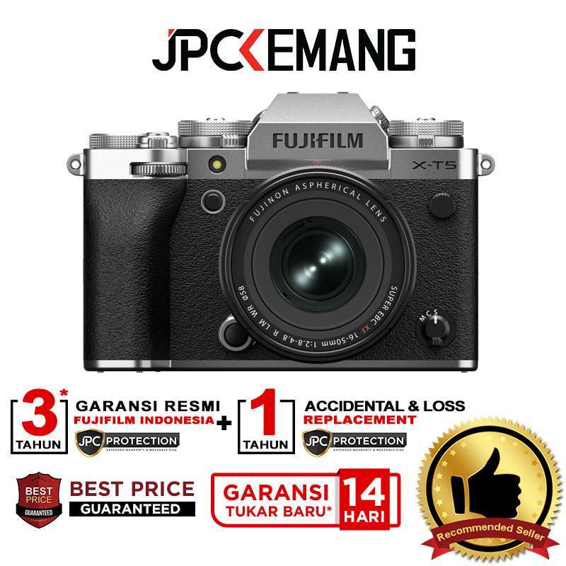 Promo Jpc Kemang Fujifilm Xt5 Kit 16-50mm F2.8-4.8 Mirrorless Camera Fuji X-t5 Xt 5 16-50 Mm ...