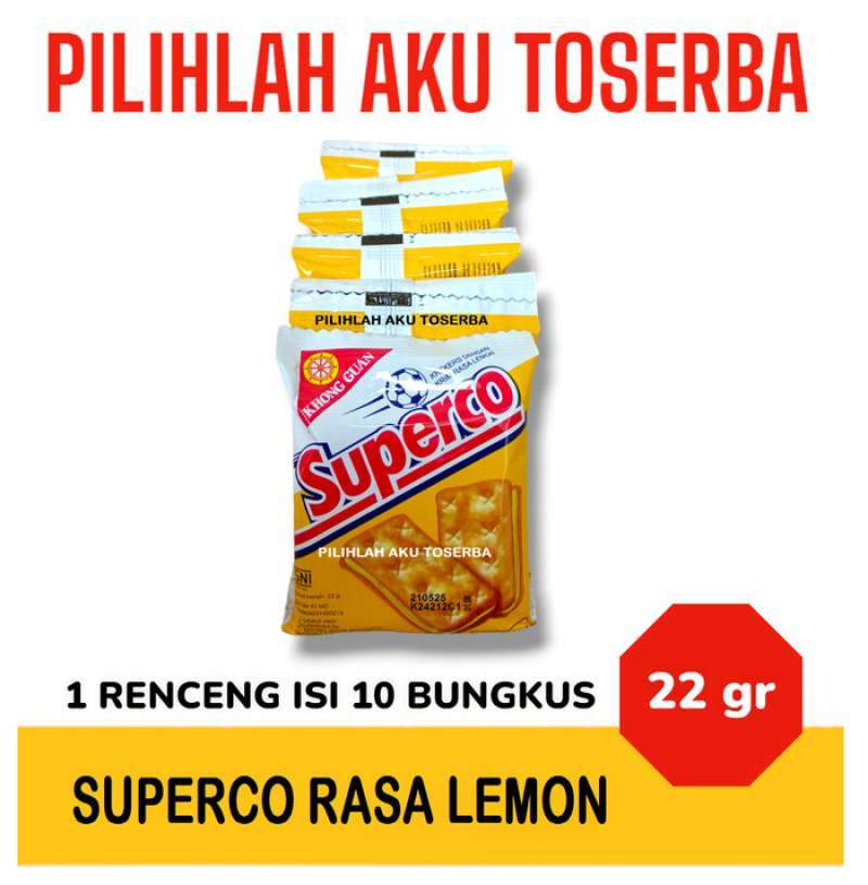 Promo Biskuit Khong Guan Superco Lemon Renceng Malkist - ( Harga 1 Dus ...