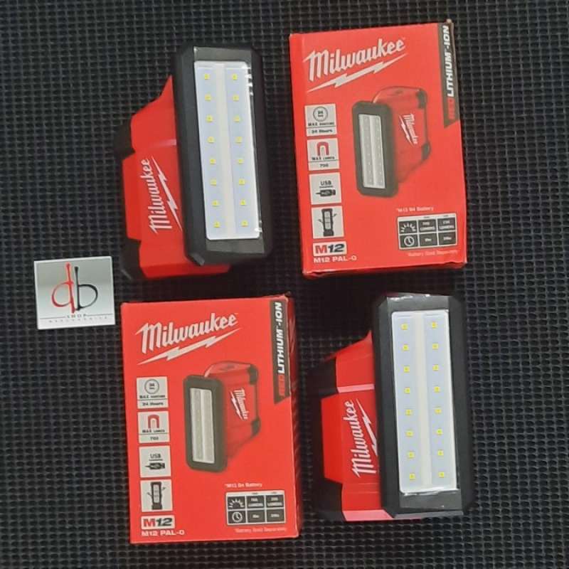 Jual Milwaukee M12 Pal Magnetic Pivoting Light With Usb Charger 700 ...