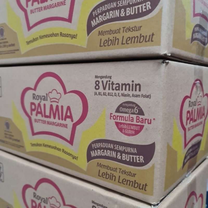 Promo Margarine Palmia Royal Butter 200 Gr Dus 200gr X 60 Pcs Diskon 23 ...