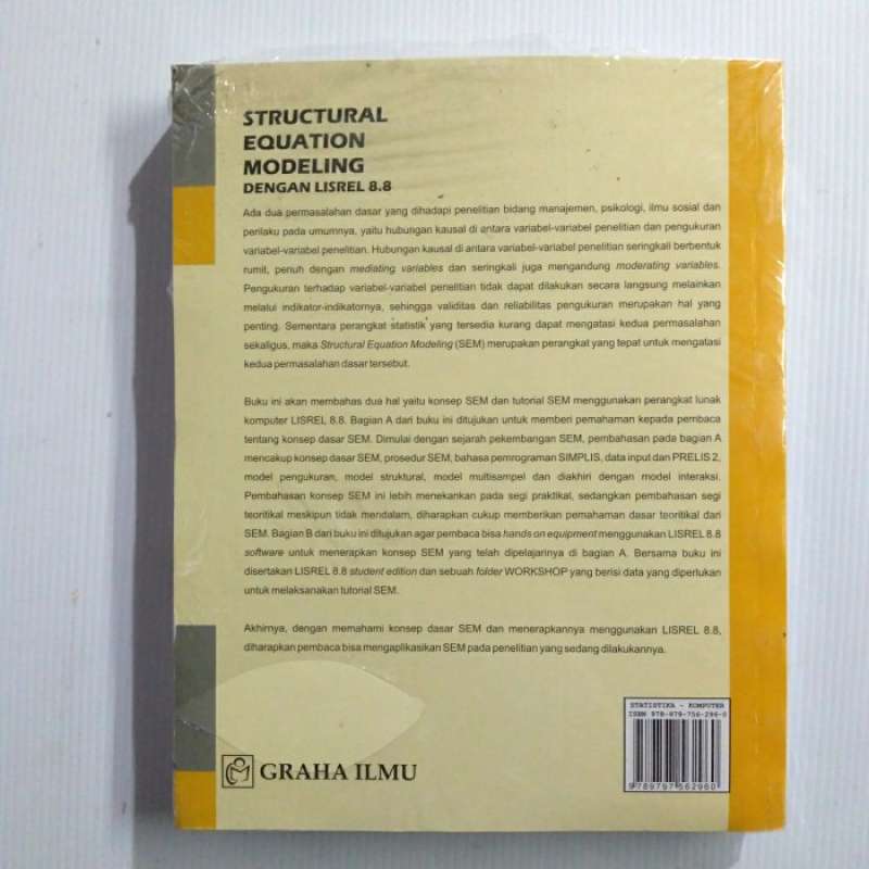 Promo Buku Structural Equation Modeling Dengan Lisrel 8 8 Setyo Hari W Diskon 23 Di Seller