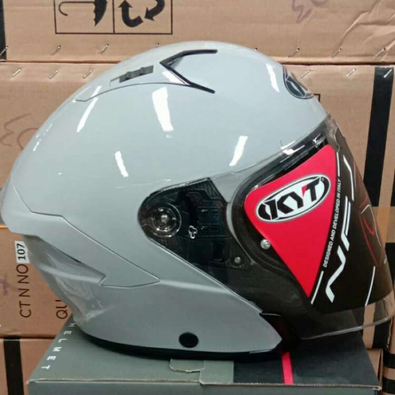 Jual Helm Kyt Nfj Plain Asphalt Grey Gloss - Xxl Di Seller Suzuka ...