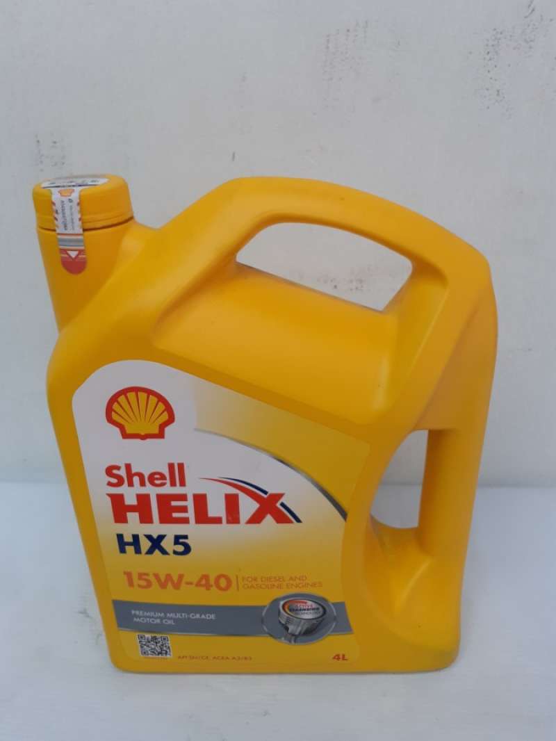 Promo Terbaik Oli Mobil Shell Helix Hx5 15w-40 4 Liter New Diskon 16% ...
