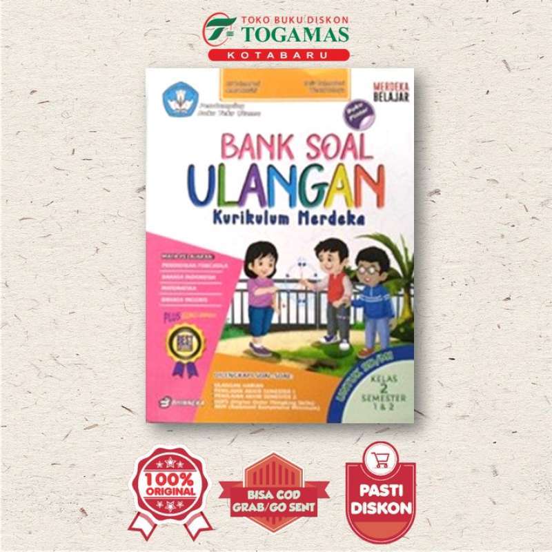 Jual Bank Soal Ulangan Untuk Sd/mi Kelas 2 (kurikulum Merdeka) - Tim Penyusun Di Seller Togamas ...
