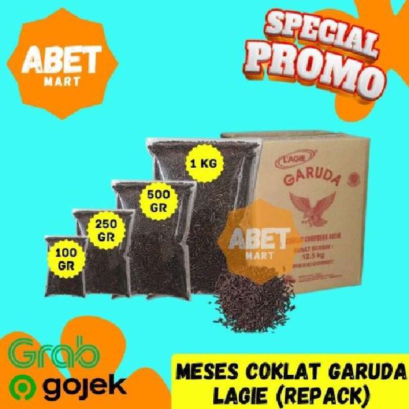 Jual Meses Garuda Coklat 100 250 500 Gr 1 Kg - Meises Gram 100gr 250gr ...