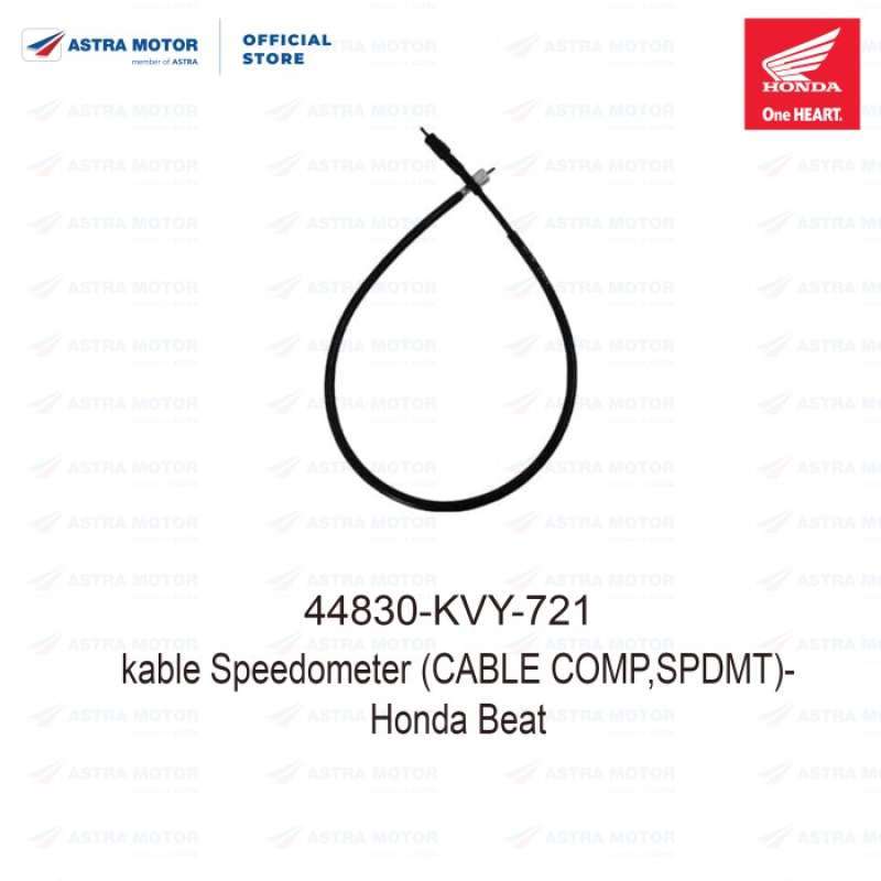 Jual Kabel Speedometer (cable Comp,spdmt) Honda Beat 44830kvy721 Di ...