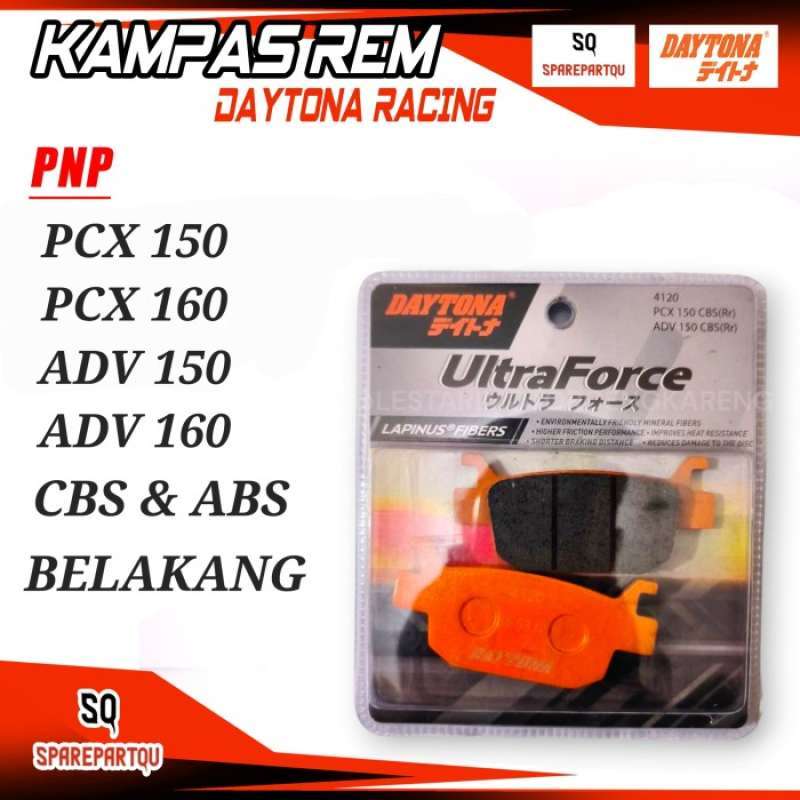 Jual Kampas Rem Belakang Pcx Adv 150 160 Cbs Abs Daytona Lapinus Fiber ...