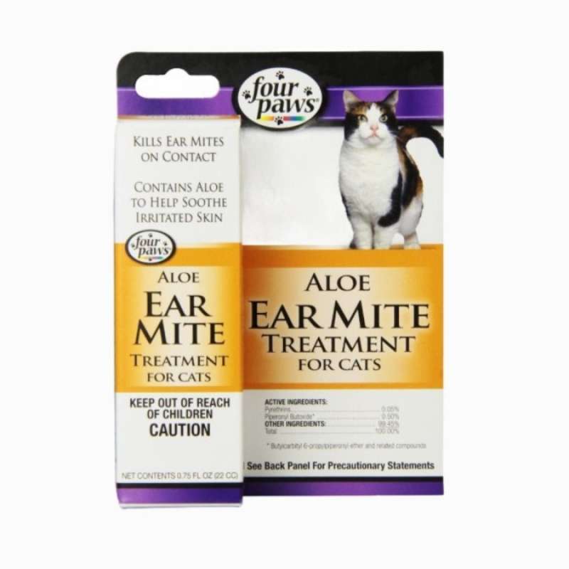 Promo Four Paws Aloe Ear Mite Treatment For Cat 0.75oz Diskon 23% Di ...