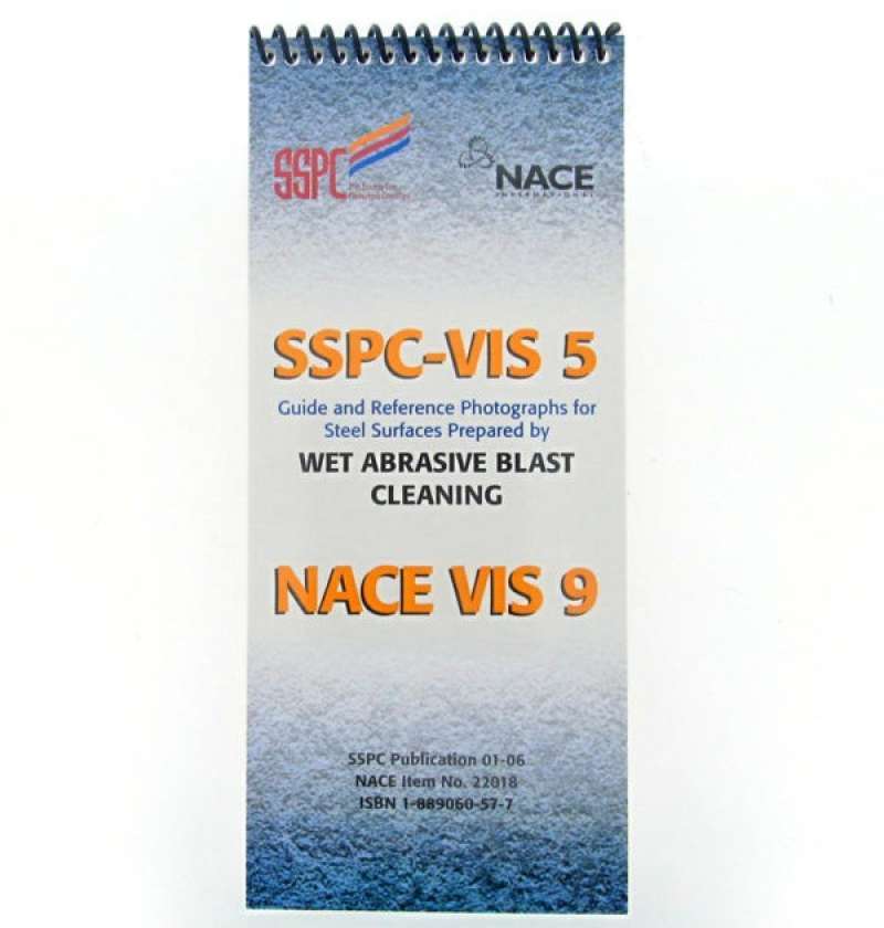 Promo Elcometer 128 Sspc Vis 5 Wet Abrasive Blast Cleaning Nace Vis 9 ...