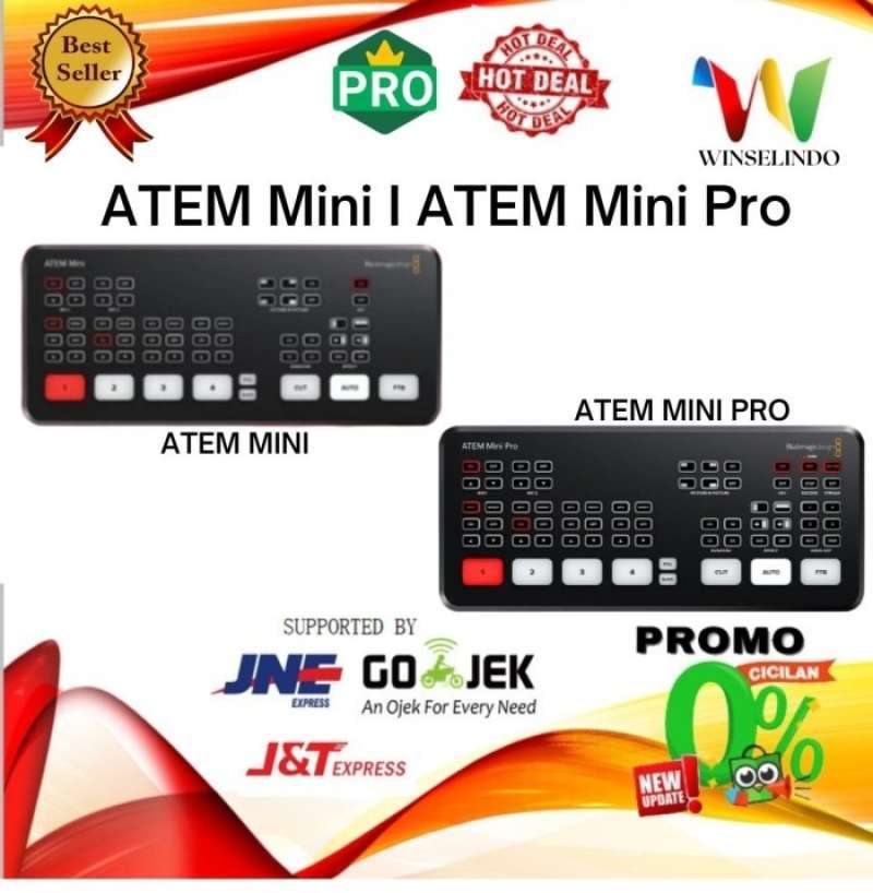 Promo Atem Mini Pro Hdmi Blackmagic Design Live Stream Switcher New ...