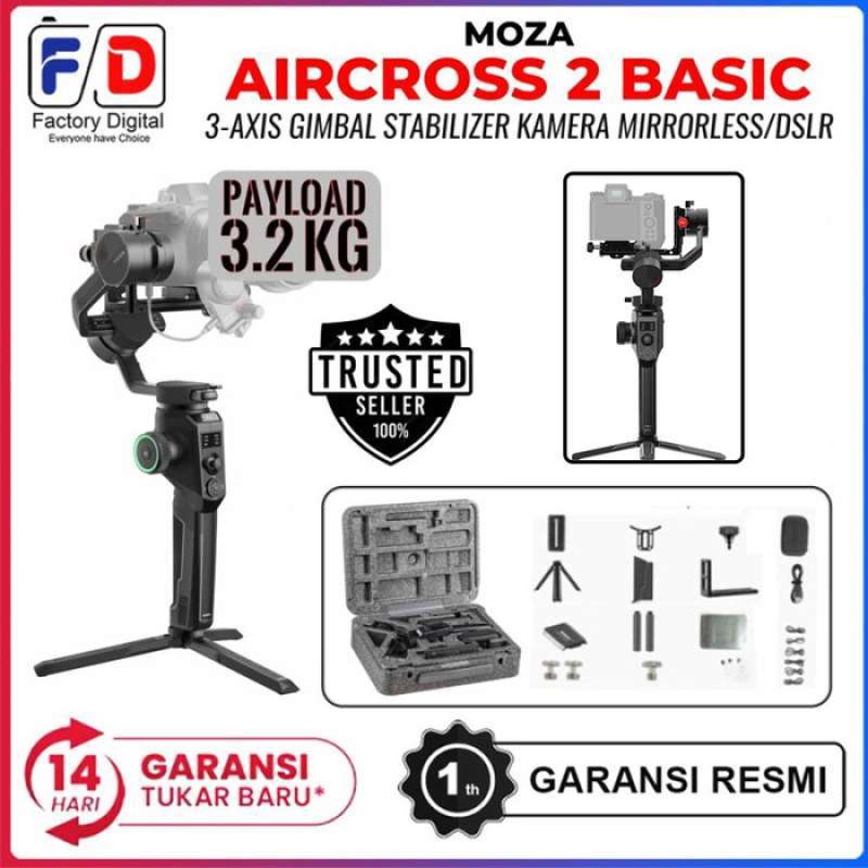 Promo Moza Cross 2 - 3 Axis Gimbal Stabilizer Moza Cross 2 Basic Kit Diskon 23% Di Seller ...