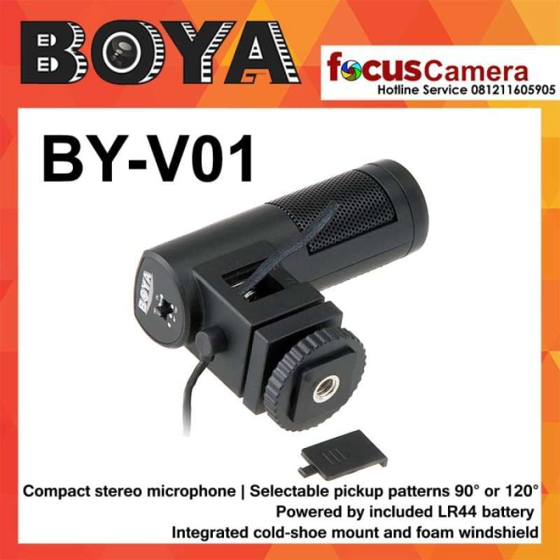 Promo Boya By-v01 V01 Stereo X/y Condensor For Dslr Video Camera Diskon ...