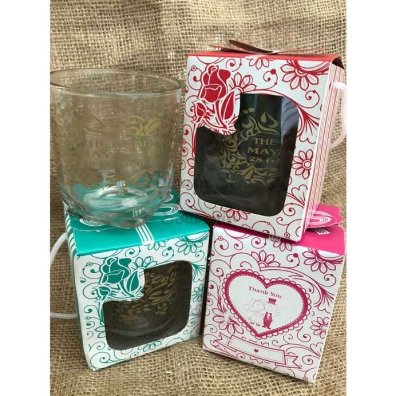 Jual Terbaik Souvenir Packaging Bungkus Gelas Kaca Minum Kemasan Paper ...