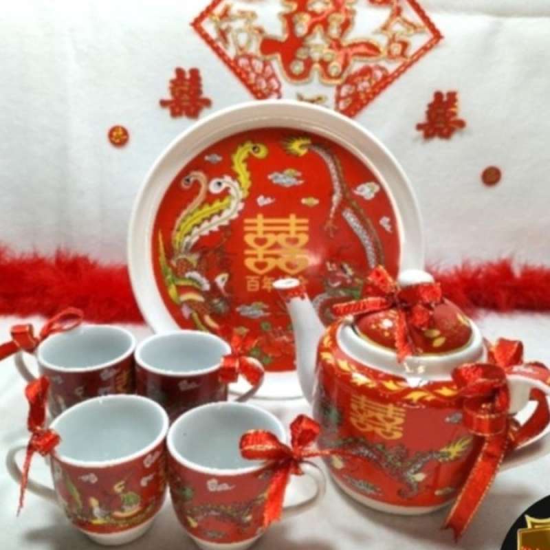 Jual Gelas Cup Kertas Teapai Sangjit/teaset Wedding/sangjitday Di ...