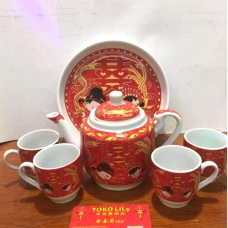 Jual Gelas Cup Kertas Teapai Sangjit/teaset Wedding/sangjitday Di ...