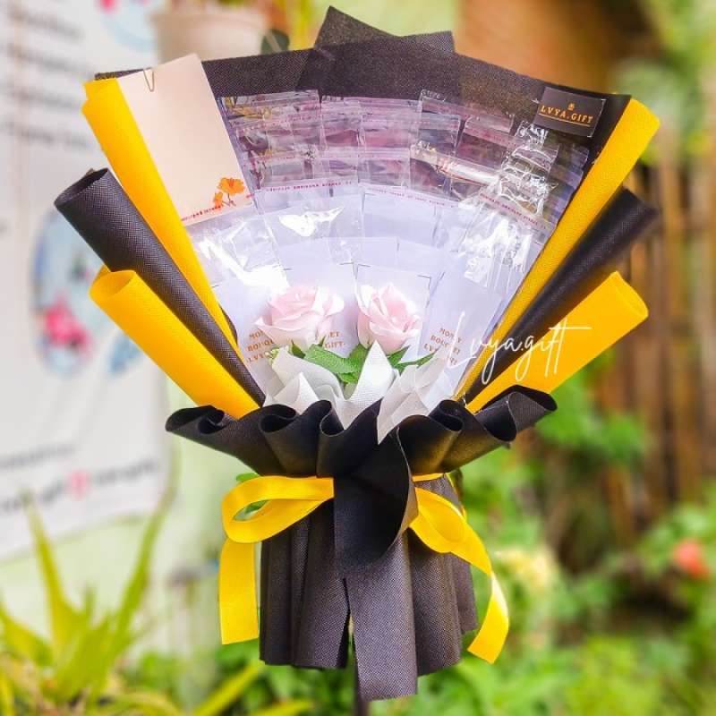 Jual Lvya.gift (20 Lembar) Buket Uang Kosong Bahan Kain Spundbond Isi ...