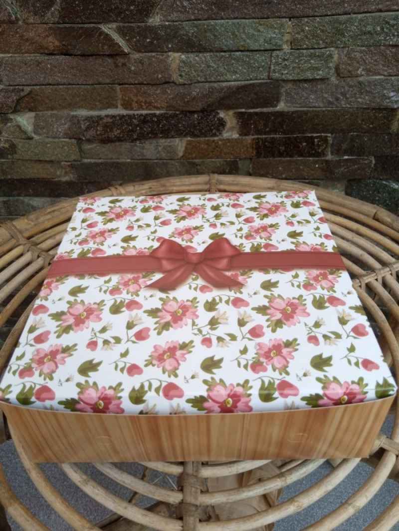 Jual Dus Nasi, Box Nasi, Kotak Nasi, Kota Makanan Motif Uk. 20x20 Isi ...