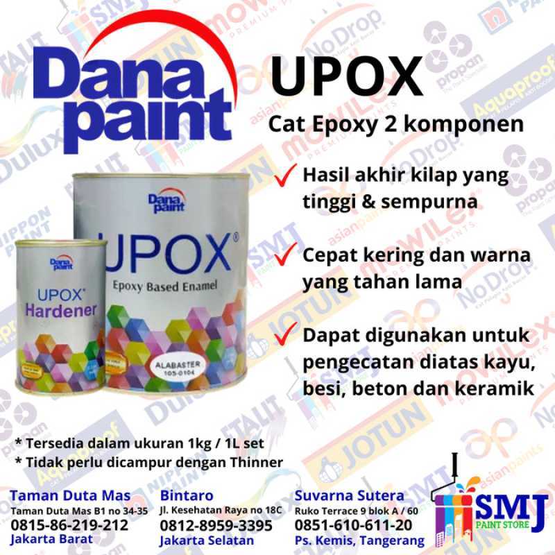 Jual Cat Epoxy Garis Parkir Lantai Keramik Upox Danapaint - Clear Di ...