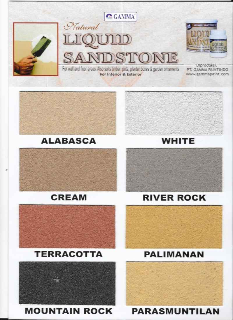 Jual Gamma Sandstone 5kg Galon - Cat Tekstur Efek Batu & Aspal - Ginger ...