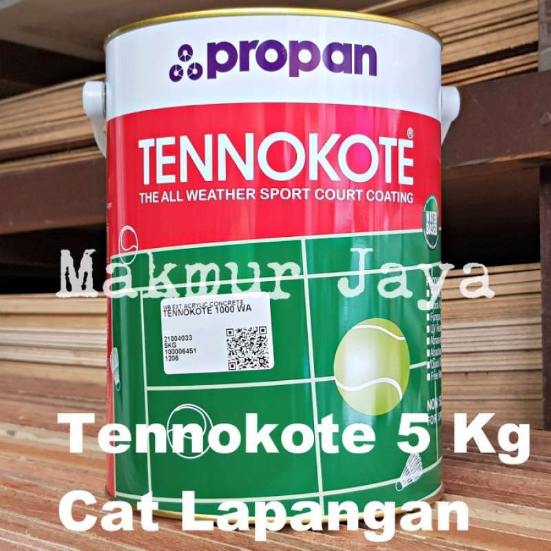 Jual Cat Lapangan Propan Tennokote 5 Kg Galon Warna Standar - Oxide Red ...