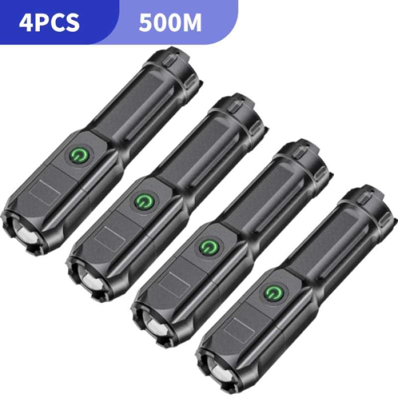 Jual Led Lampu Senter Super Terang Senter Led Flashlight Tahan Air - 4 ...