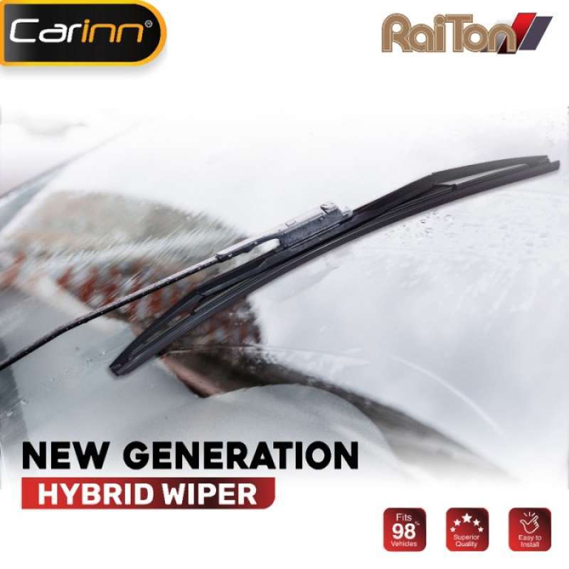 Promo Raiton Sepasang Wiper Graphite Coating Hybrid For Terios/rush ...