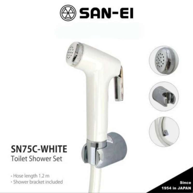 Jual Jet Shower San-ei Sn75c Spray Cebok Closet Toilet Sanei Sn 75 C White Di Seller Yama ...