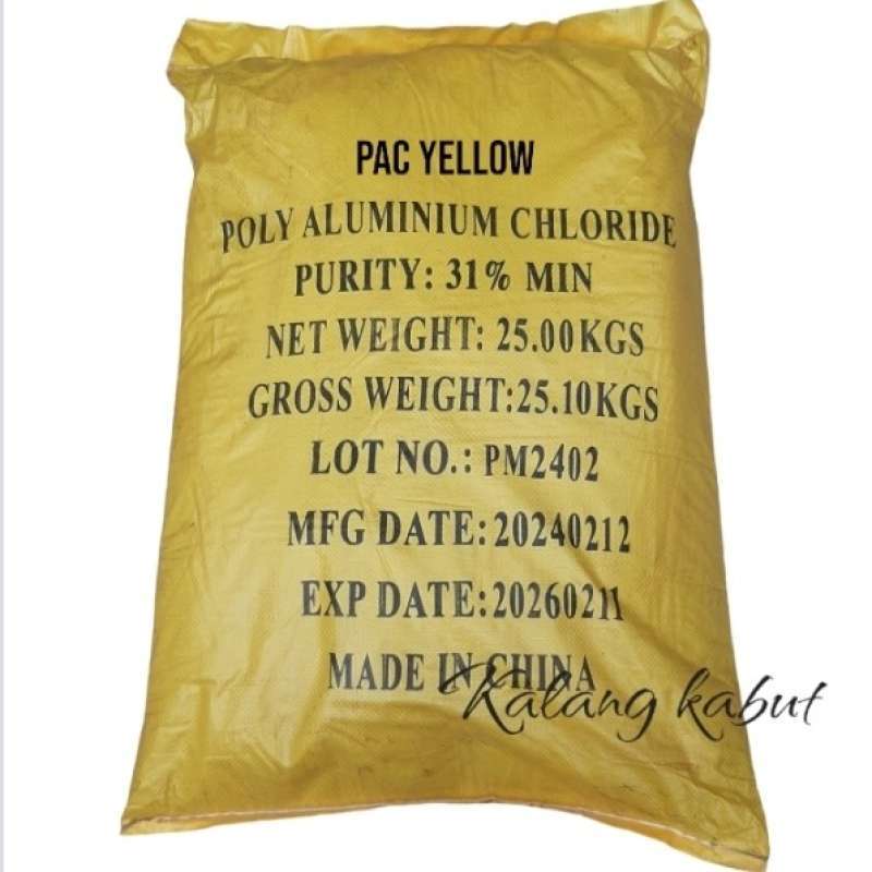 Jual Pac | Pac Yellow | Poly Aluminium Chloride | 25 Kg Di Seller Yama ...