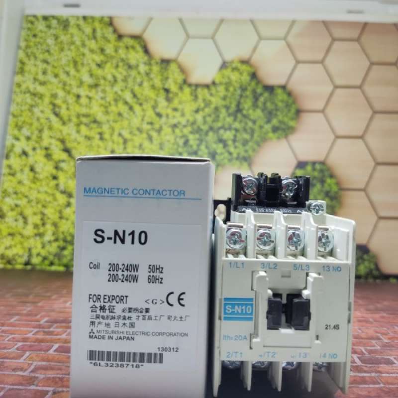 Jual Mitsubishi Contactor Sn 10 Sn10 Magnetic Kontaktor S-n10 Di Seller ...
