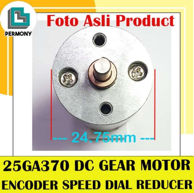 Jual Encoder 25ga370 Dc 12v Motor Dinamo Gear Box Dynamo Gearbox - 1360rpm Di Seller Yama ...