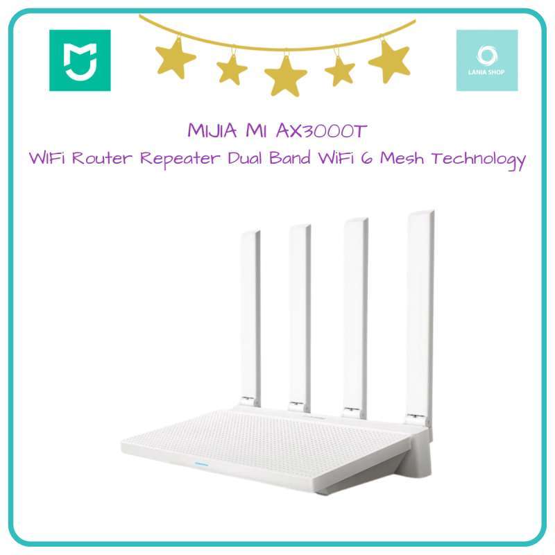 Jual Mijia Mi Ax3000t - Wifi Router Repeater Dual Band Wifi 6 Mesh ...