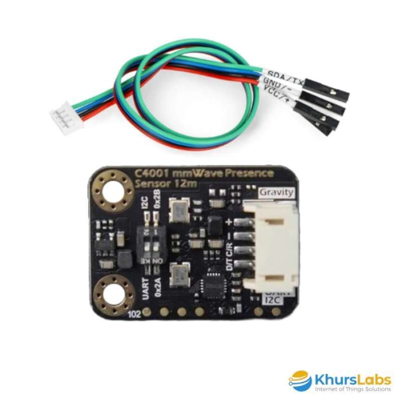 Jual Dfrobot Gravity Mmwave C4001 24ghz Human Presence Detection Sensor 12 Meters I2c And Uart Di