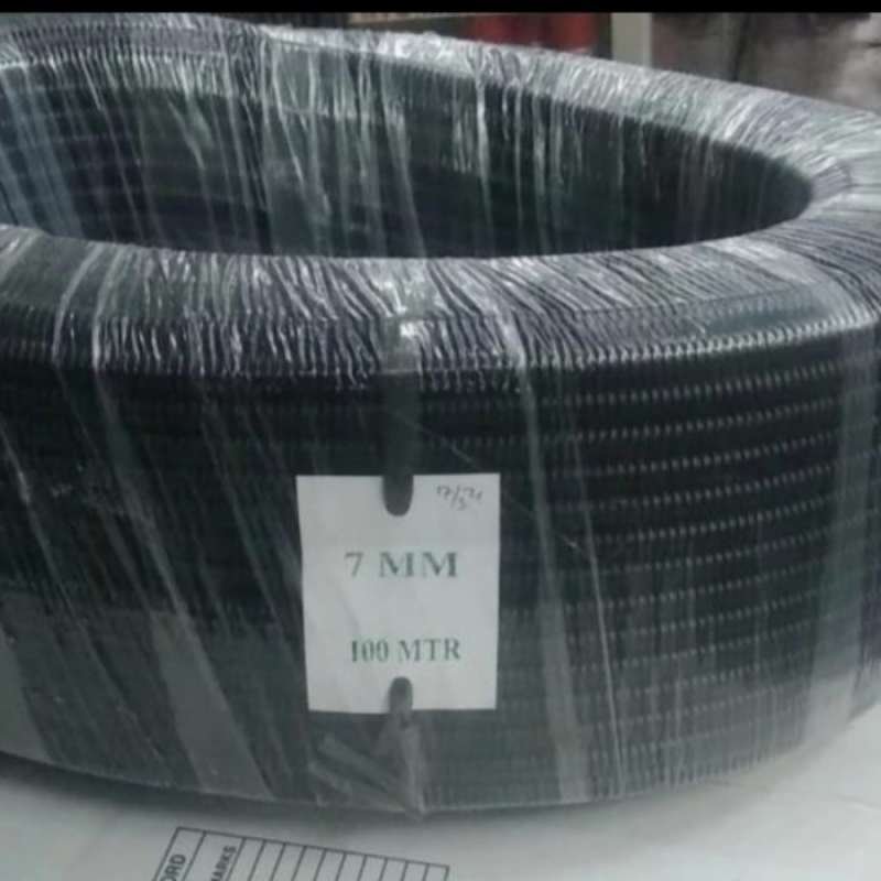 Jual Flexible Merk Boss 20mm - Hitam/putih Selang Spiral Belah 7mm ...
