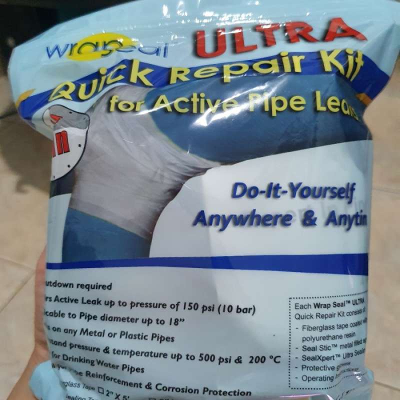 Jual Wrap Seal Ultra Quick Repair Kit For Active Pipe Leaks Size 4x12 Di Seller Aghanim ...