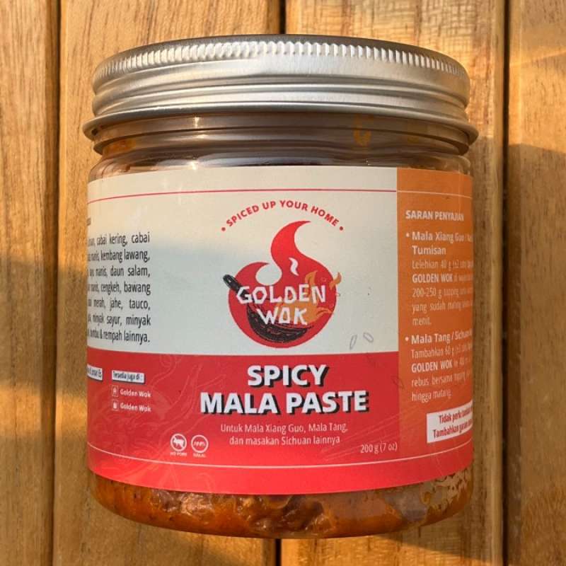 Promo Halal Spicy Mala Paste Golden Wok - Bumbu Hotpot, Mala Xiang Guo ...