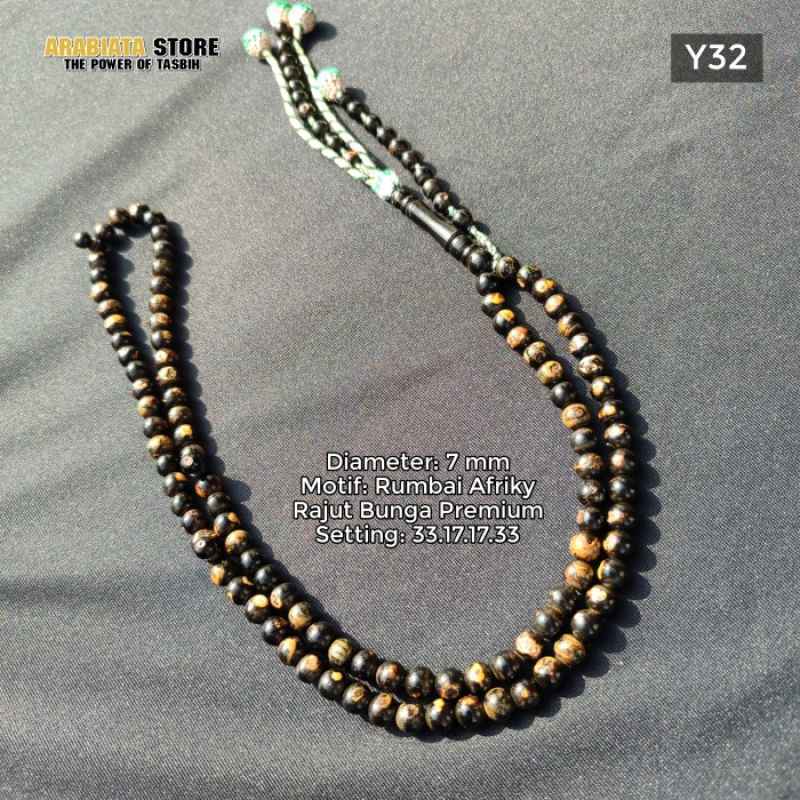 Jual Tasbih Yuser Laut Merah Natural Serat Emas Di Seller Zati Shop ...