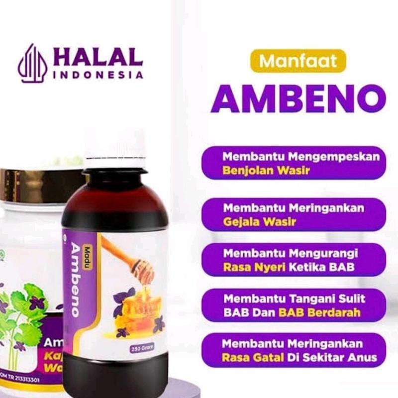 Jual Madu Dan Kapsul Herbal Ambeno Original Obat Atasi Wasir Dan ...