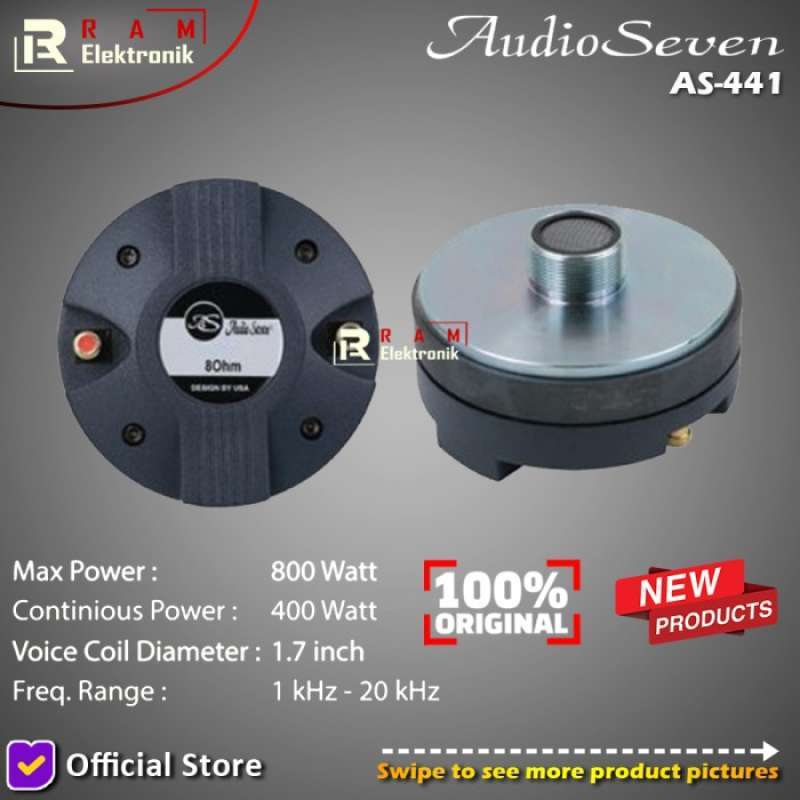 Promo Driver Tweeter As 441 Audio Seven Original Diskon 23% Di Seller ...