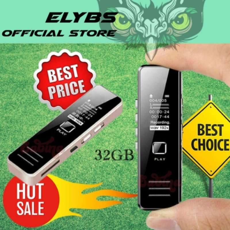 Promo Perekam Suara Digital Audio Mini Voice Recorder 32gb Usb Oled ...