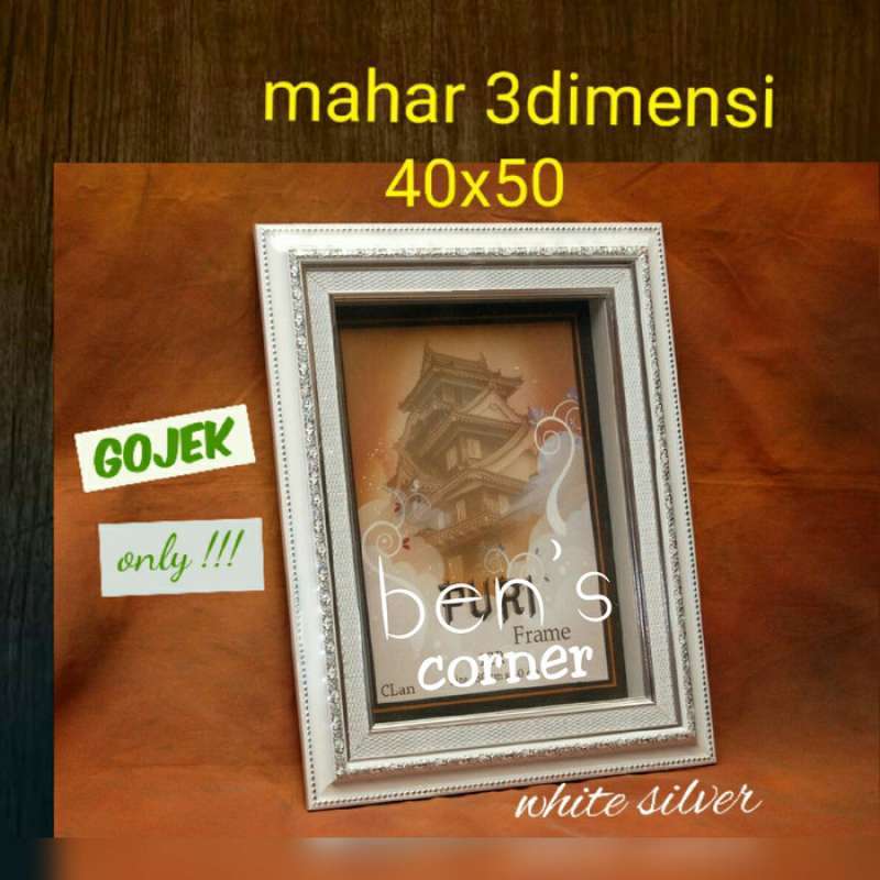 Promo Frame 3 Dimensi / Mahar Exclusive Uk.40x50 Diskon 23% Di Seller ...