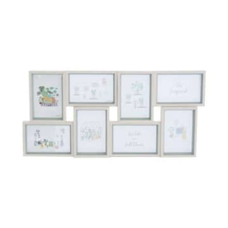 Promo Bingkai/frame Foto Kolase Persegi Be Inspired 8 Slot In - Hijau ...