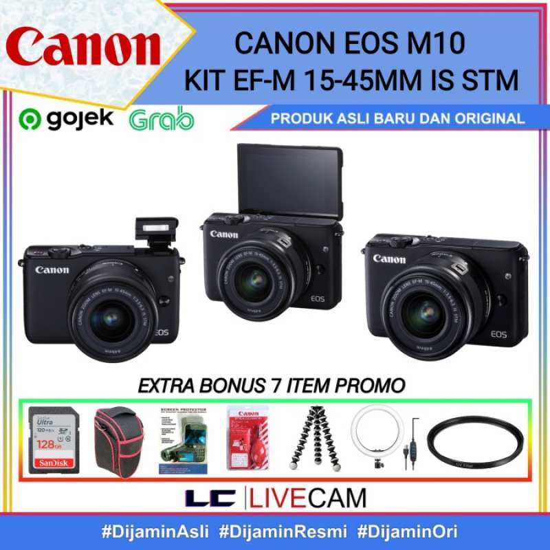 Promo Canon Eos M10 Kit 15-45mm Is Stm / Kamera Canon M10 Kit 15-45mm ...