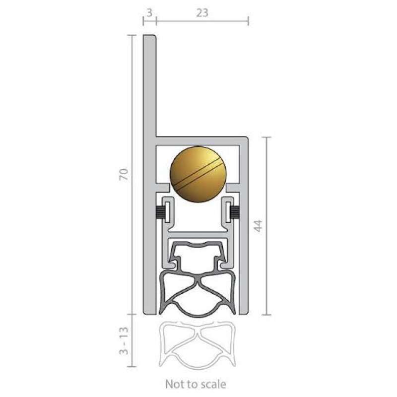 Promo Raven Heavy Duty Acoustic Automatic Door Bottom Seal Rp38si ...