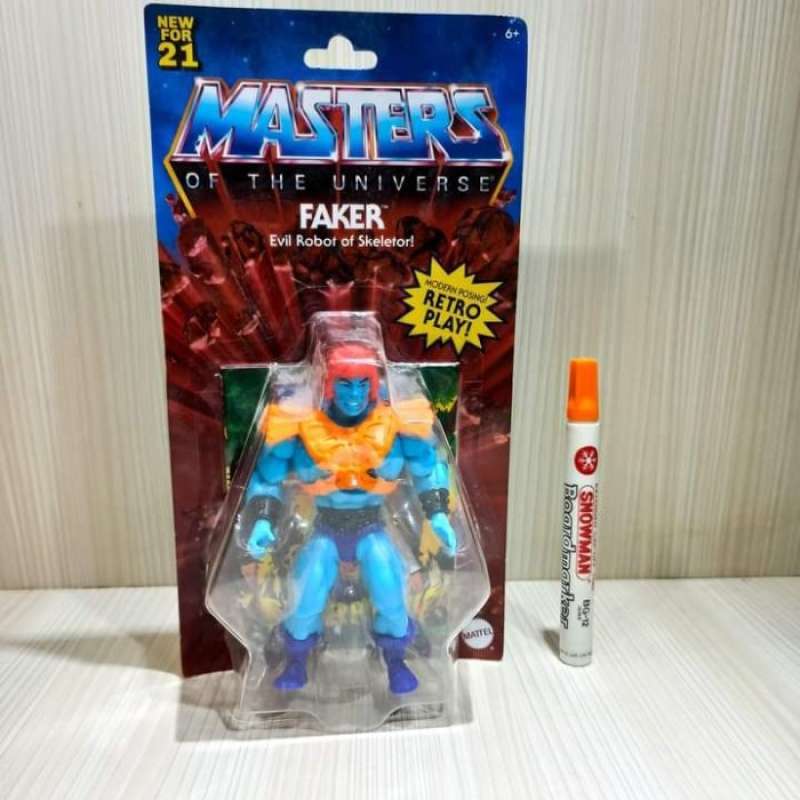 Promo Mainan Action Figure Masters Of Universe Faker Mattel Evil Robot ...