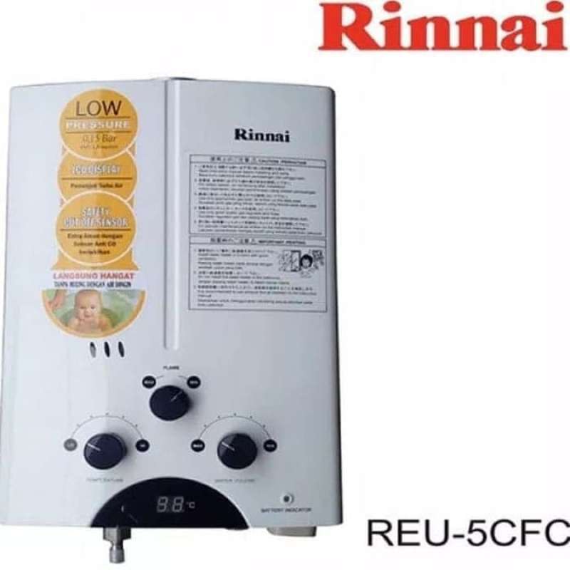 Promo Water Heater Gas Rinnai Reu 5 Cfc / Rinnai Reu5cfc Diskon 23% Di Seller Specta Store ...